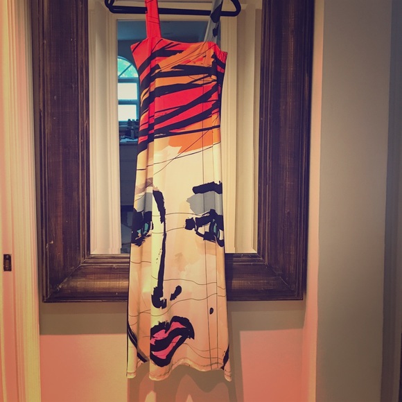 Volt Design | Dresses | Authentic Volt Design Face Dress Nwot | Poshmark